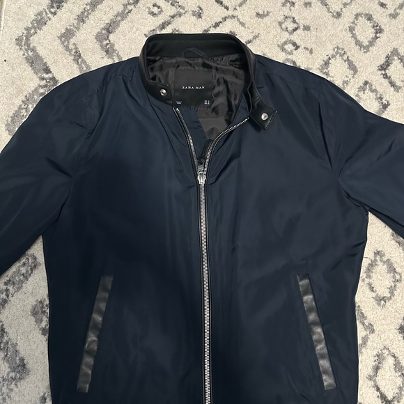 Zara | Jackets & Coats | Navy Blue Jacket Men | Poshmark